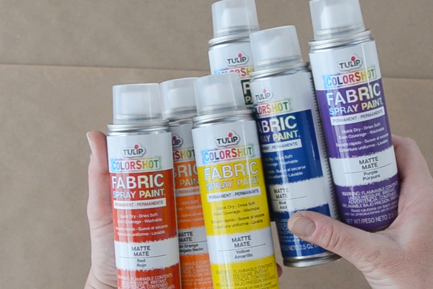How should I store my fabric spray paint? – Tulip Color Crafts